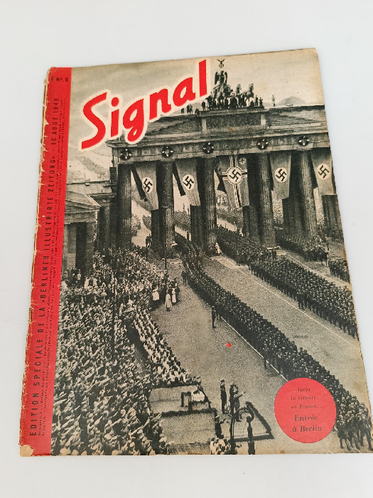 WW2 Duits propagandablad Signal Numero 1 augustus 1940 (Frans ...